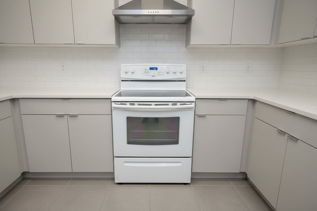 Kenmore 30'' Cuisinière - vitrocéramique - Blanc - reconditionné ...