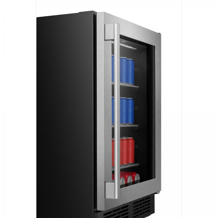 Hisense 24" 5.3 cu. ft. Compact Refrigerator - 164 Cans - Stainless St ...