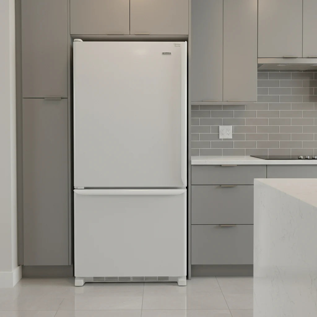 Kenmore 30'' 18.9 pi cu Réfrigérateur congélateur inférieur - blanc ...